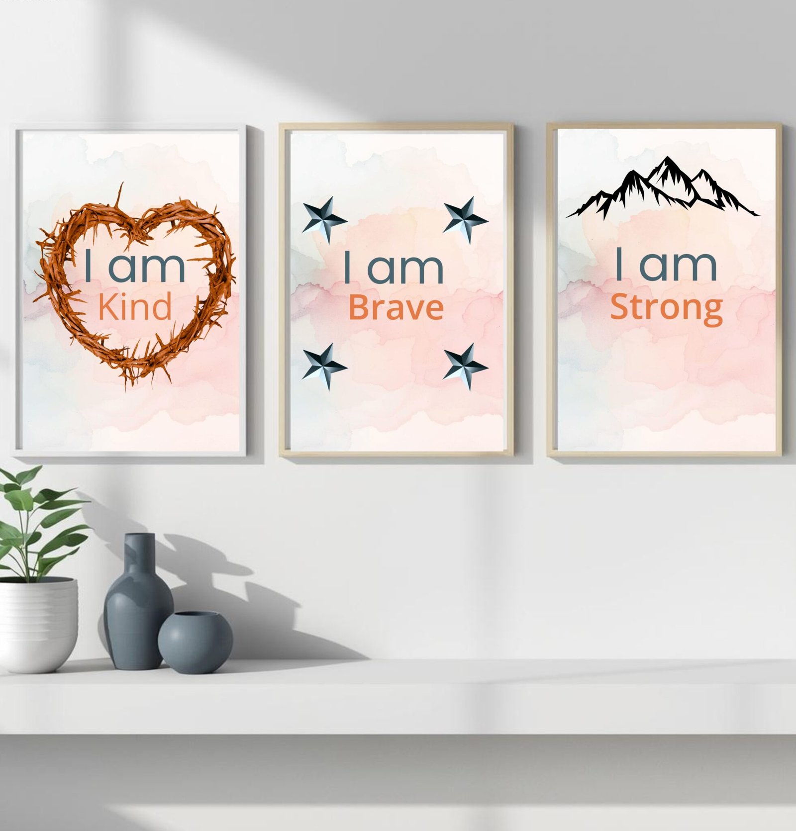 Free Watercolor kids Affirmation Poster Set of 3 – ZenPrintDesigns